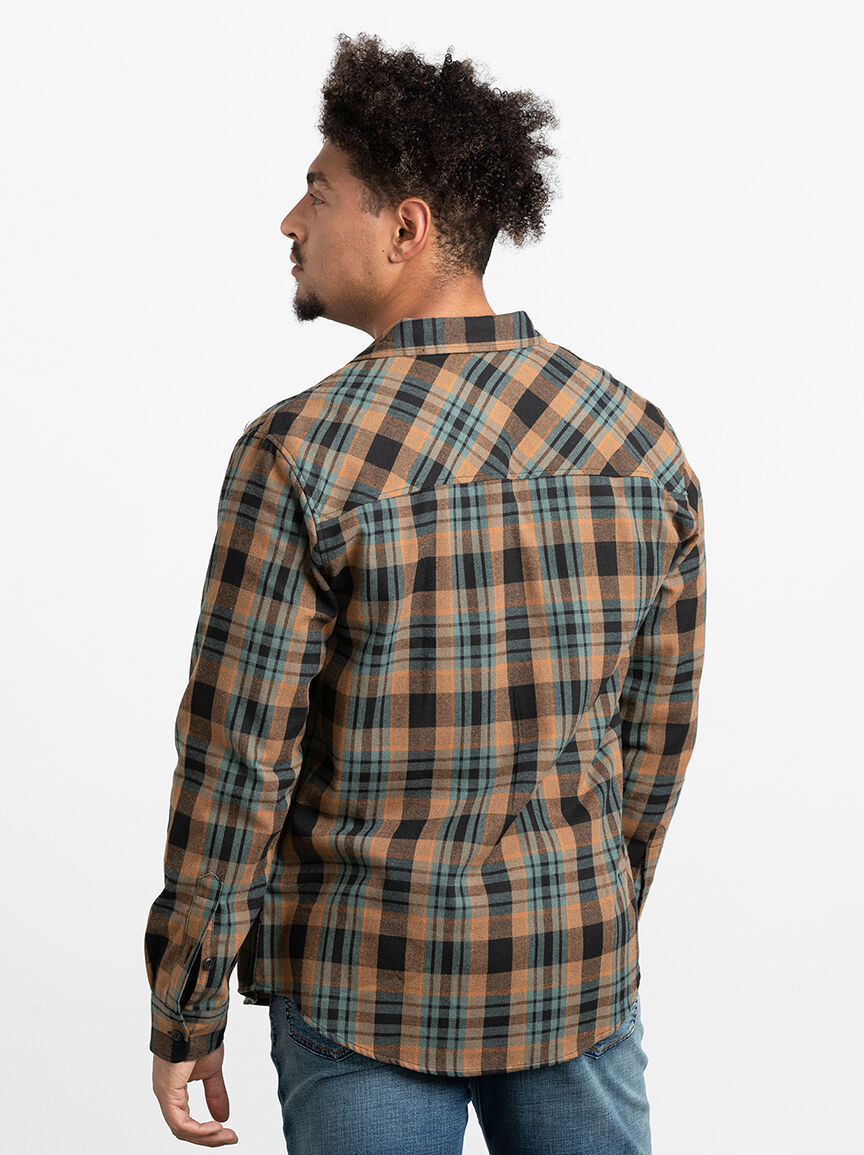 Men's Plaid Flannel Shirt Warehouse One