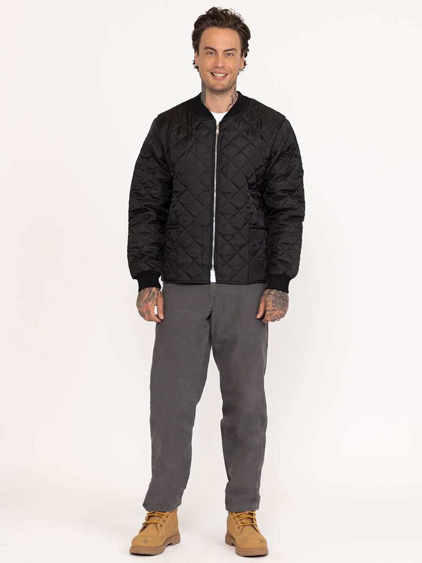 Men's Quilted Freezer Jacket Warehouse One