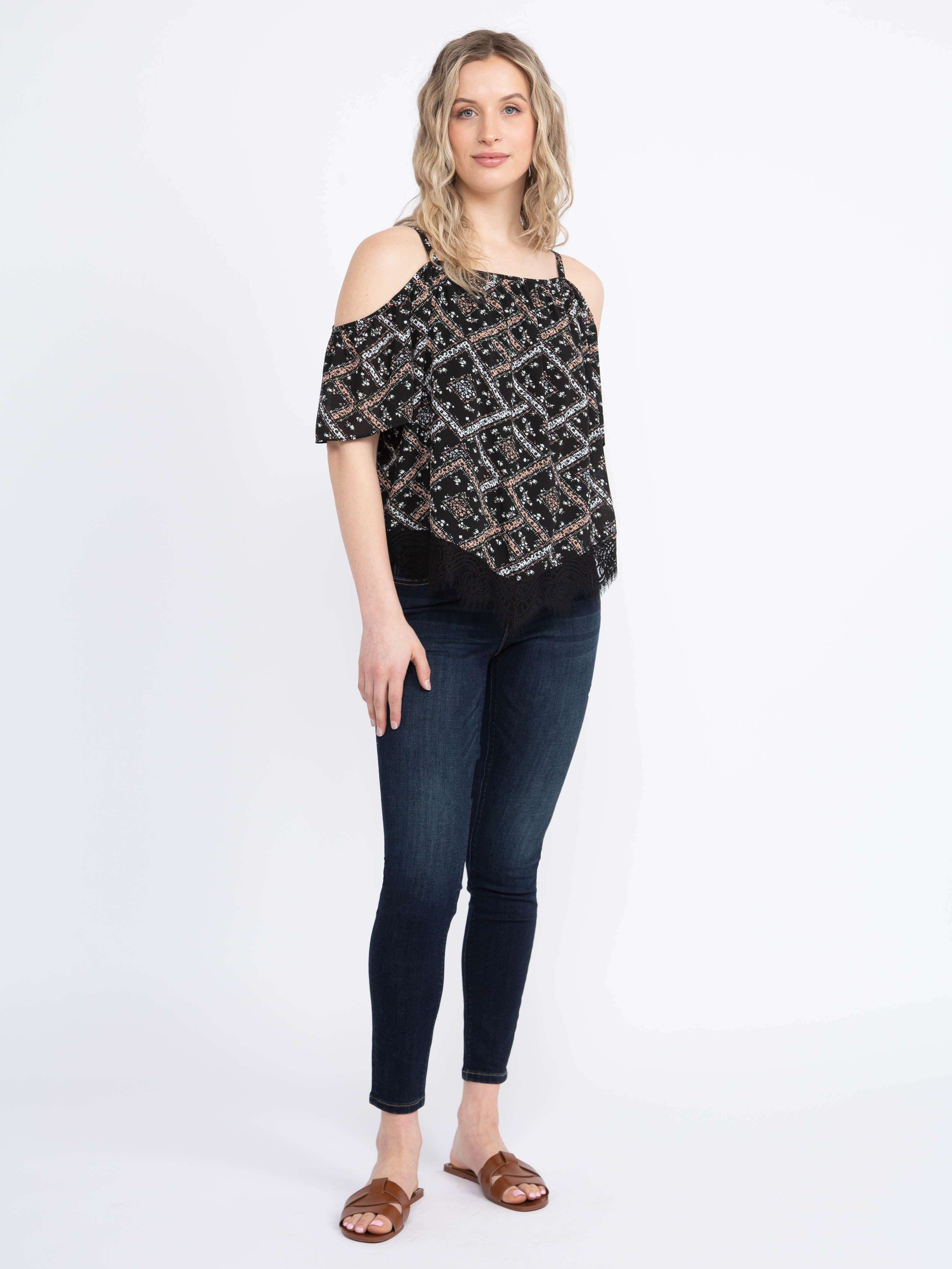 Women's Cold Shoulder Top