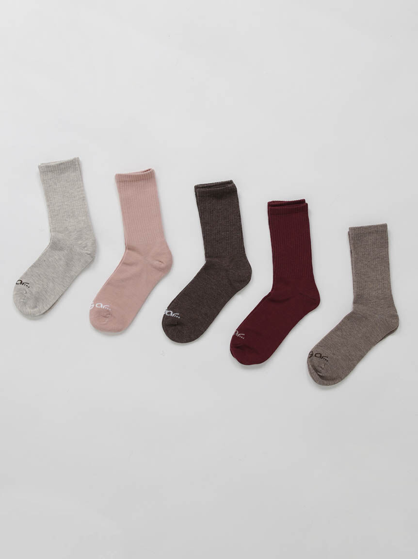SUGAR Rib Crew Socks Warehouse One