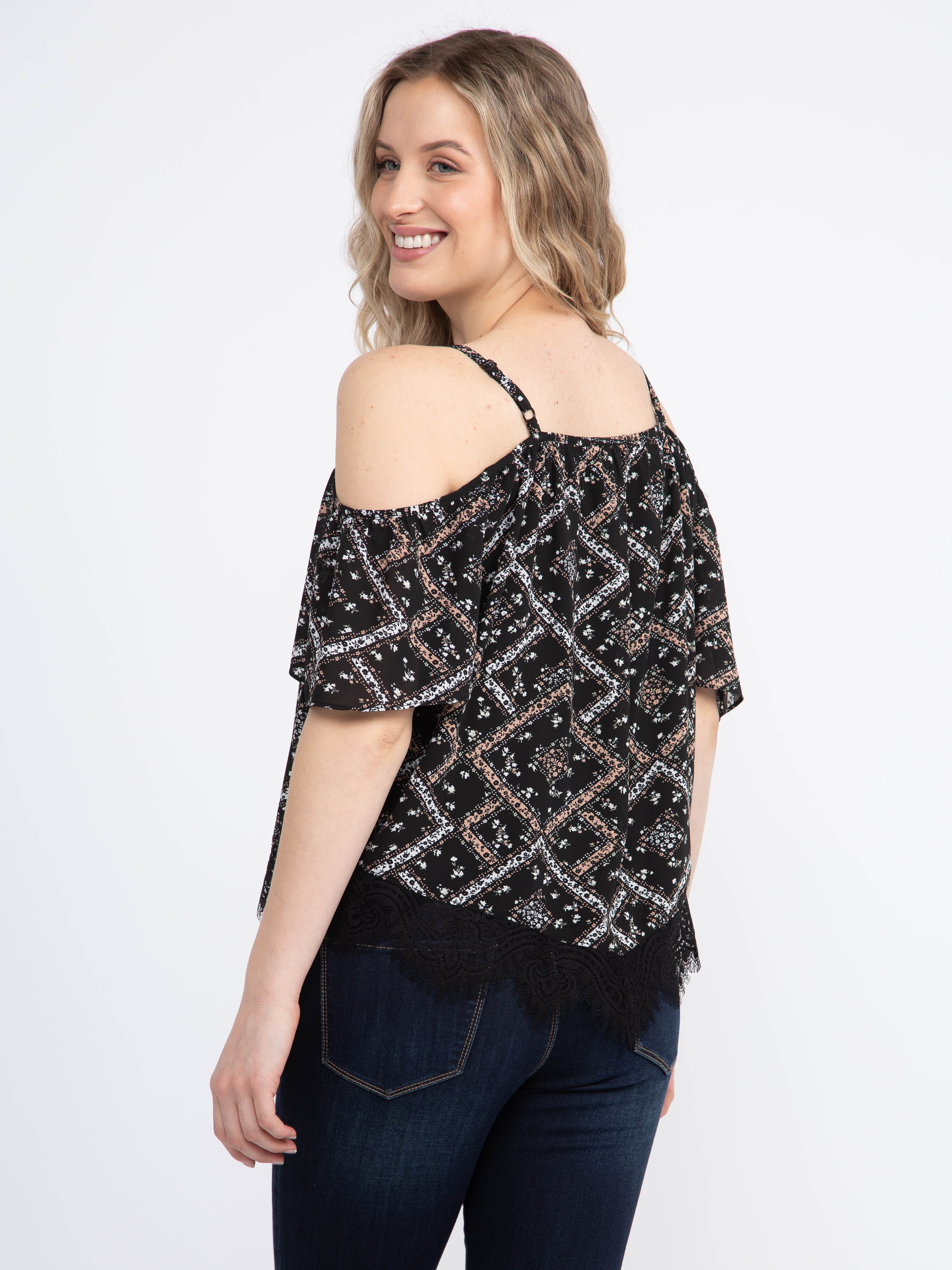 Women's Cold Shoulder Top