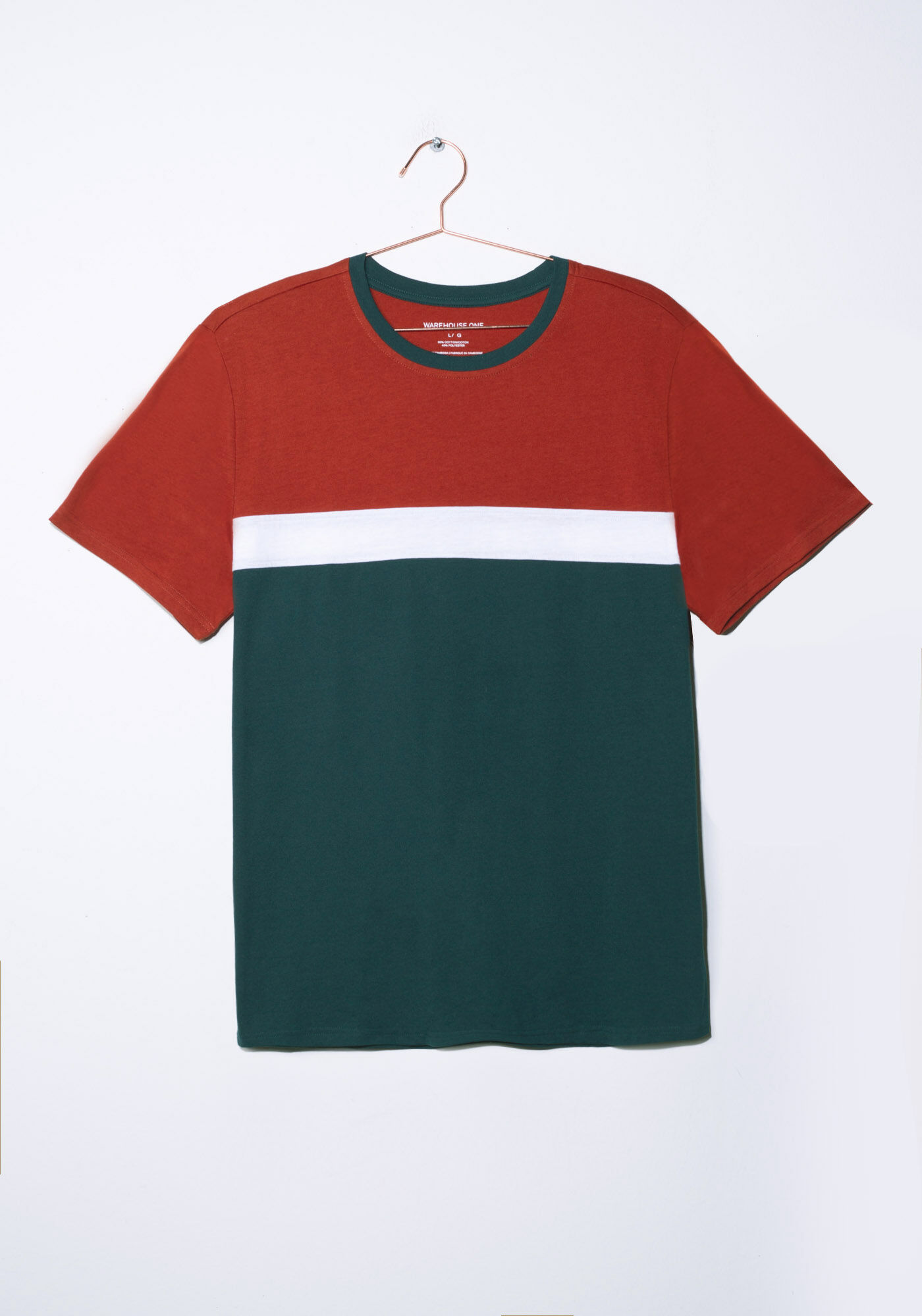 Men's Colour Block Shirt Warehouse One