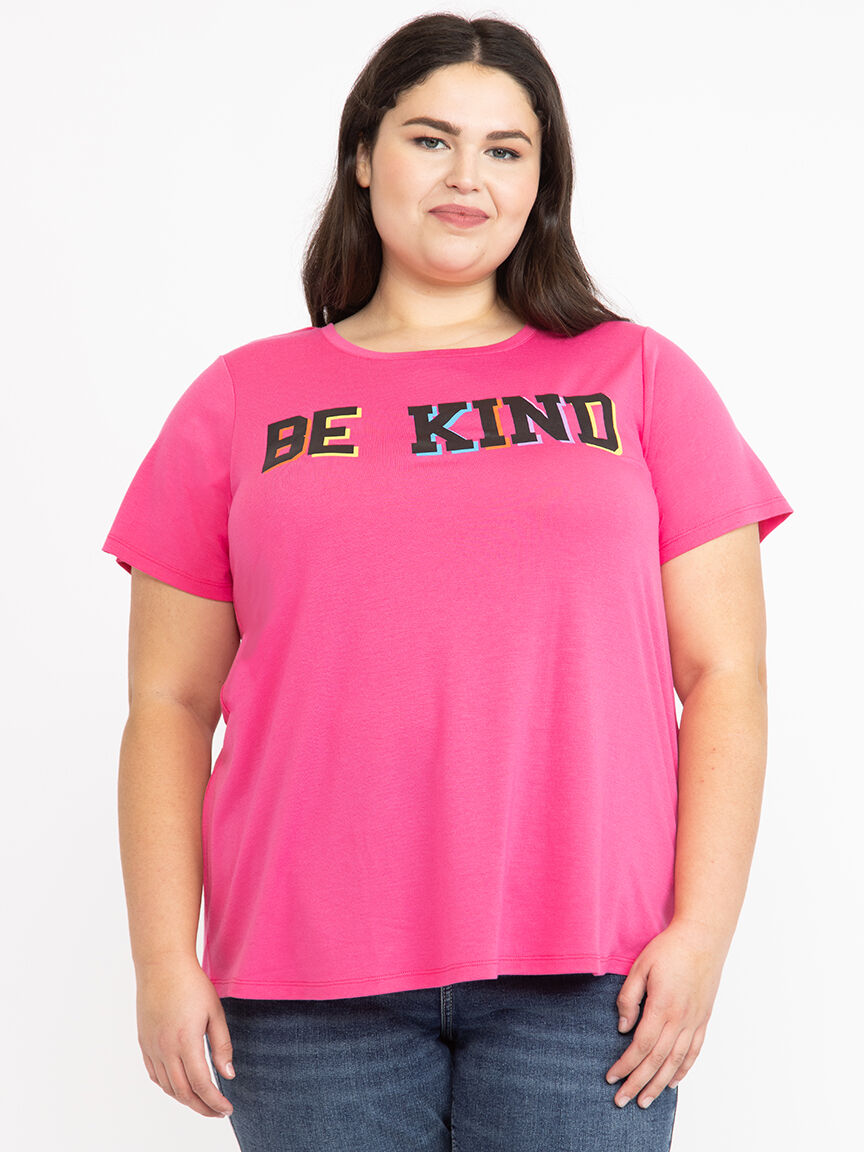 Women's Be Kind Crew Neck Tee Warehouse One