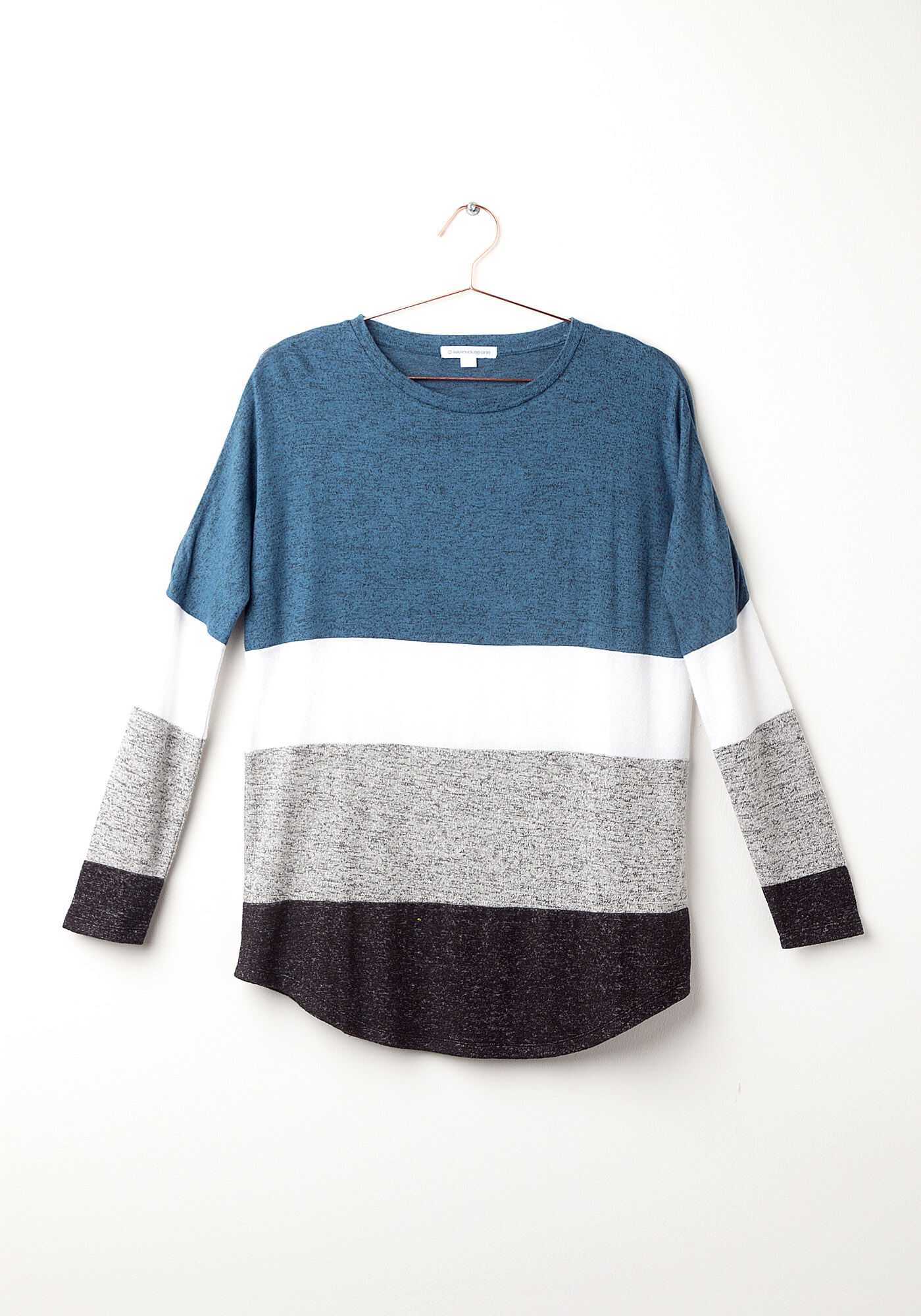 Women's Colour Block Stripe Top Warehouse One