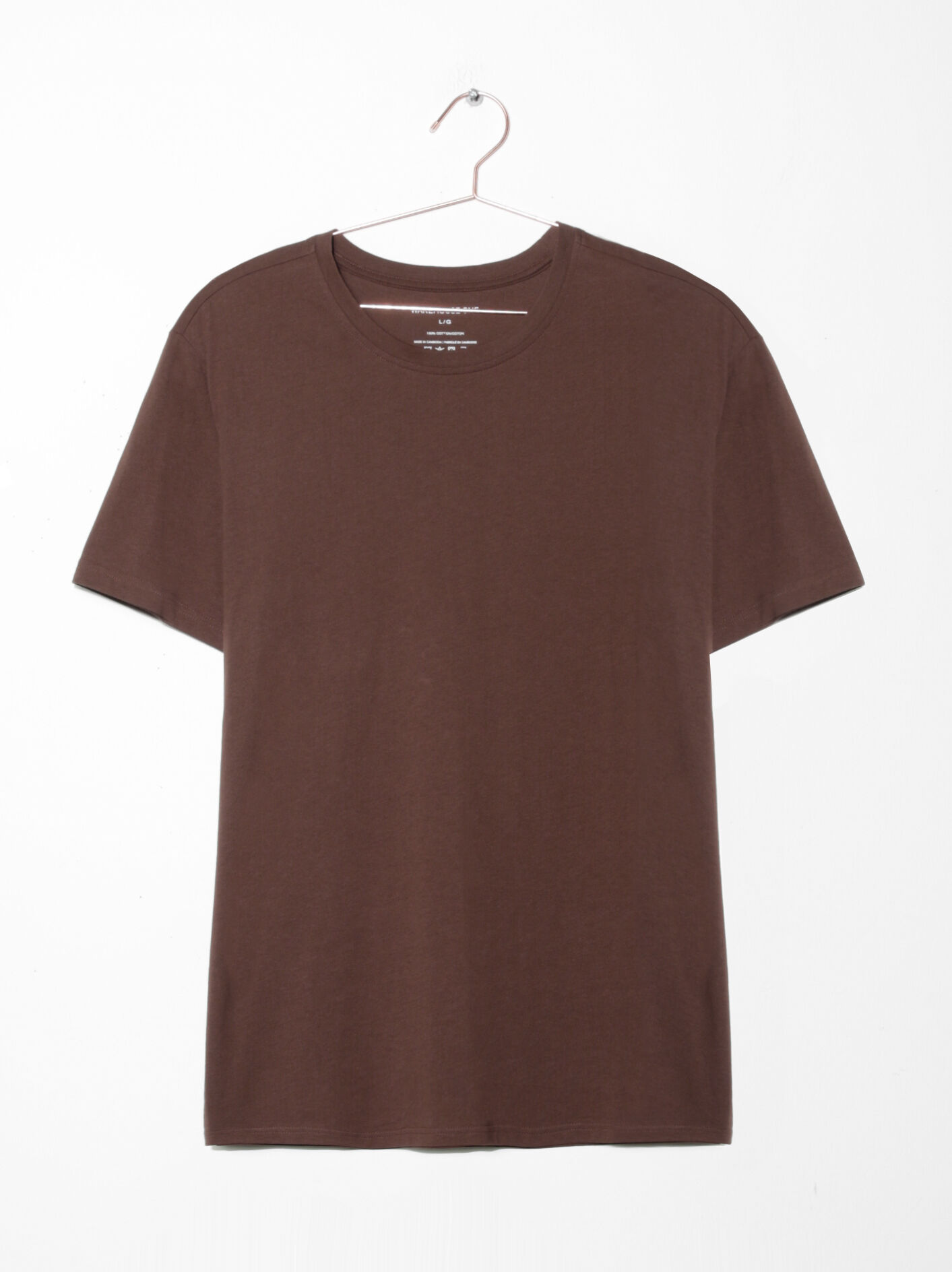 Men's Solid Crew Neck Tee Warehouse One