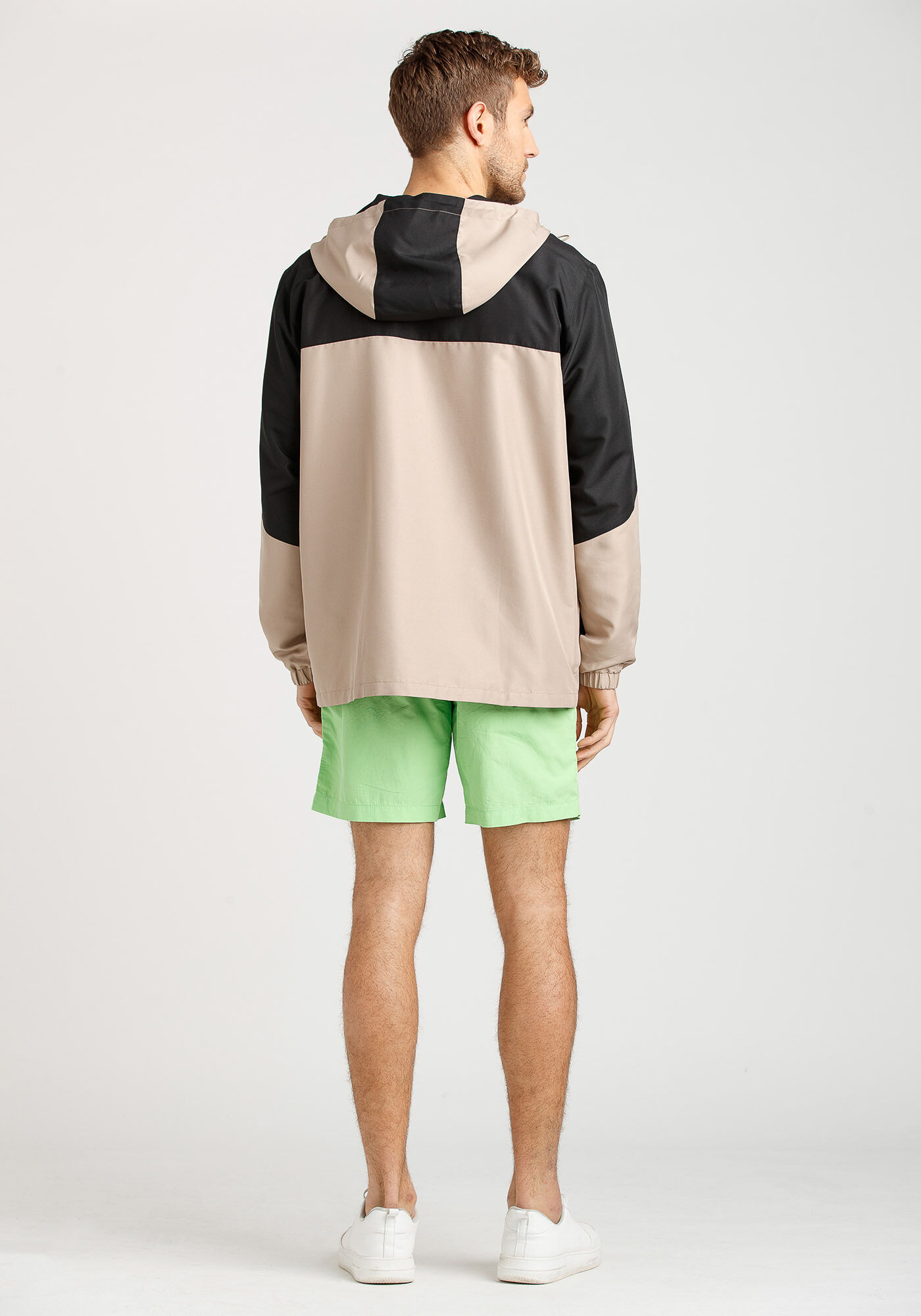 Men's Colour Block Windbreaker Warehouse One