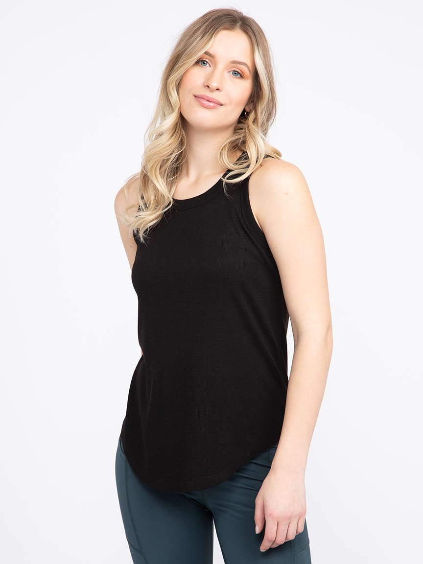 Women's Rib Racerback Tank Warehouse One