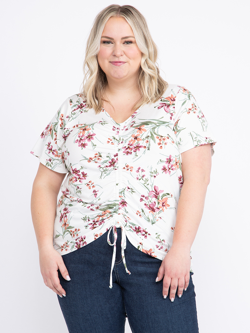 Women's Ruched Front Top Warehouse One