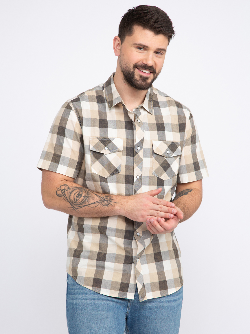 Men's Plaid Shirt Warehouse One