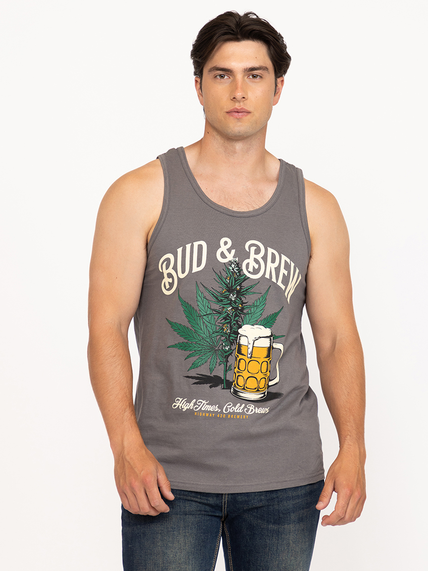 Men's Bud Beer Tank Warehouse One