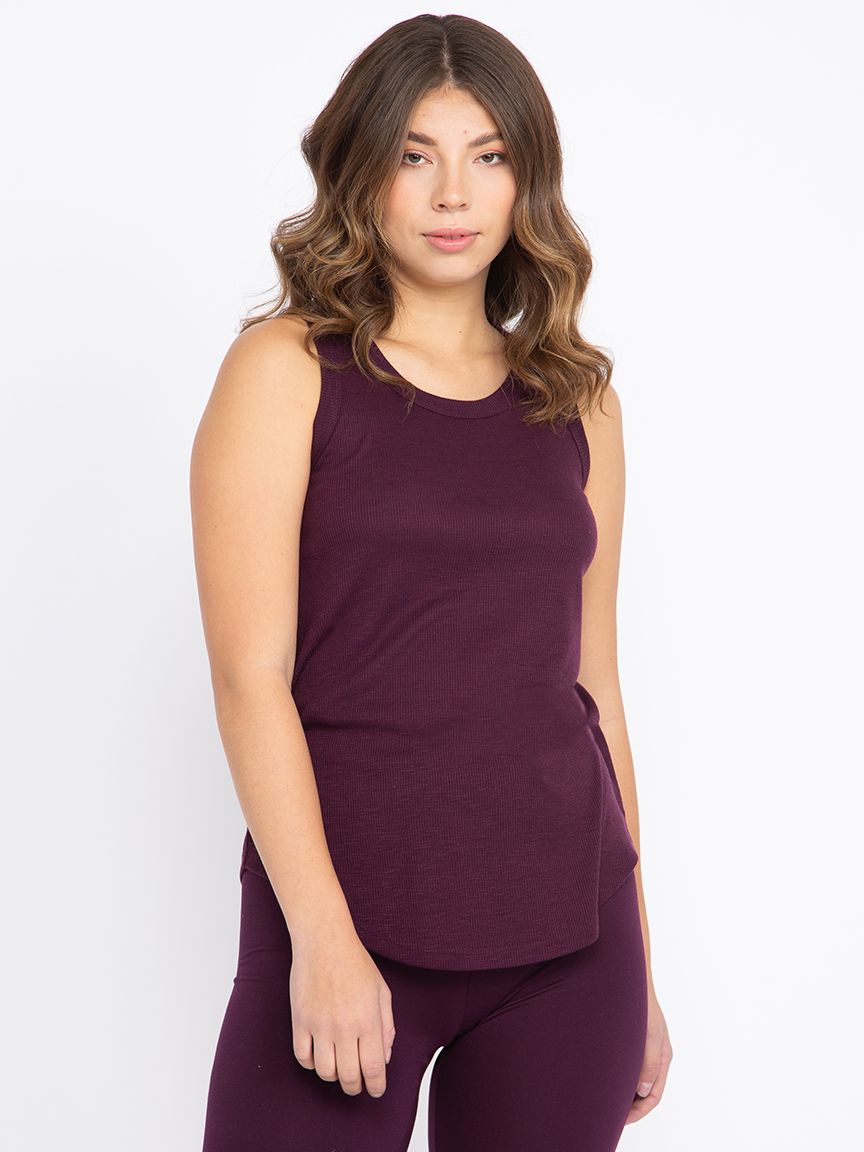 Women's Rib Racerback Tank Warehouse One