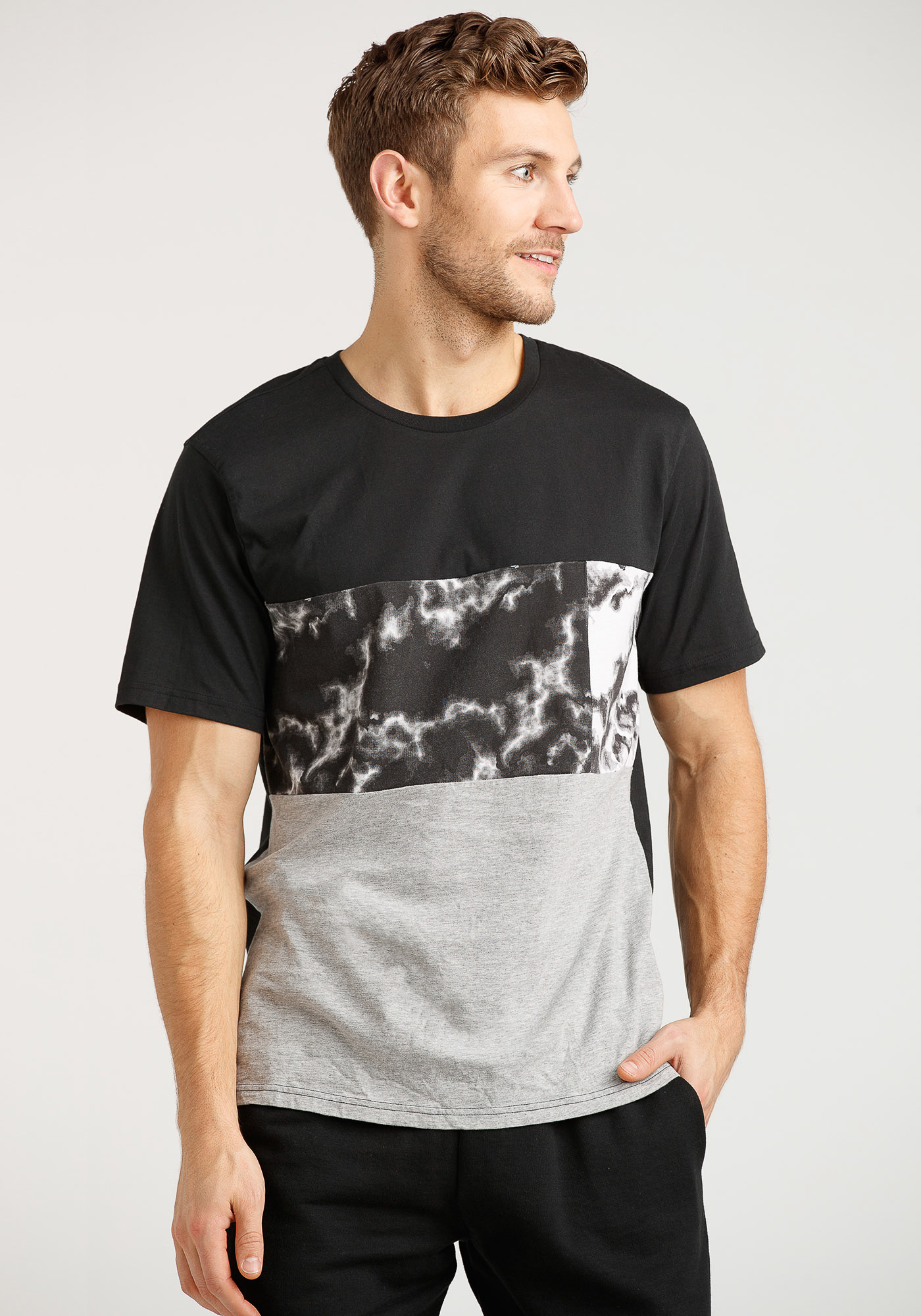 Men's Colour Block Tee Warehouse One
