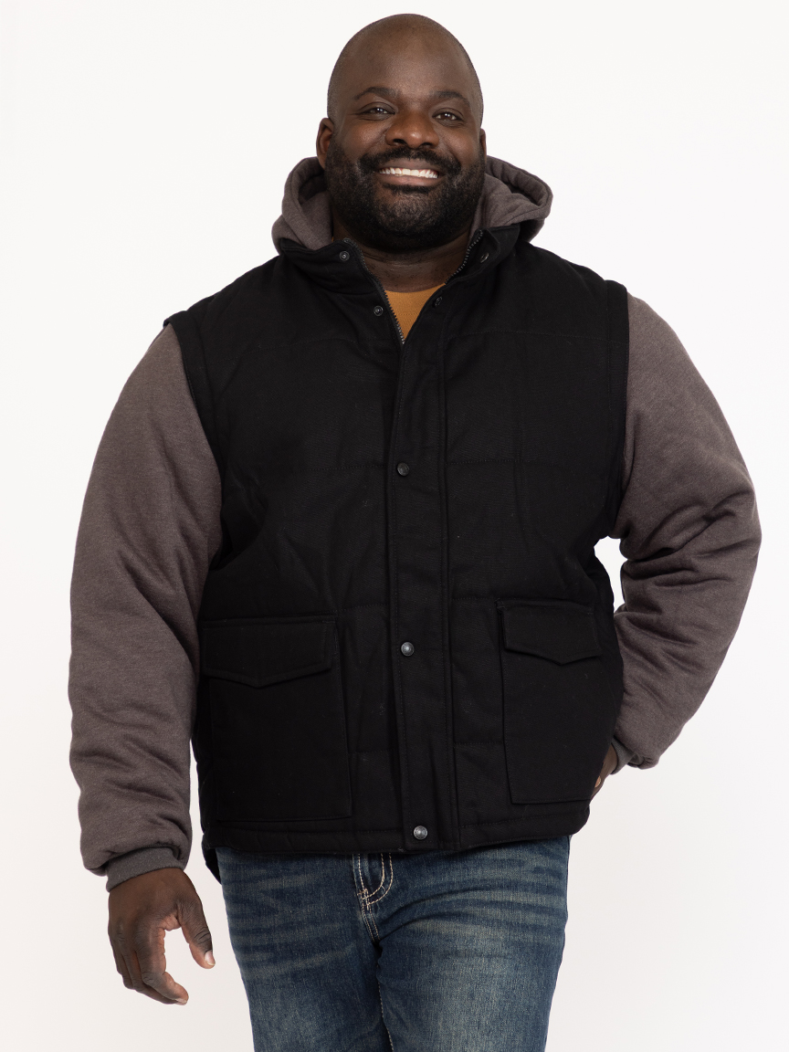 Men's Canvas Zip Off Sleeves Warehouse One