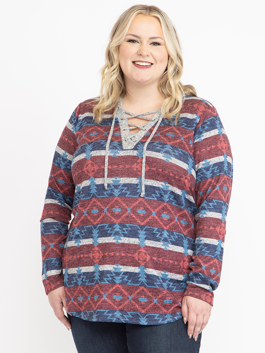 Women's Cross Neck Top Warehouse One