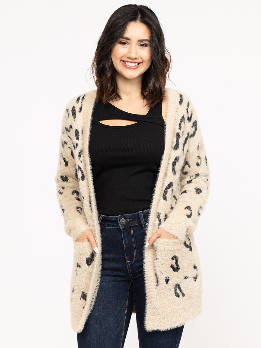 Women's Leopard Cardigan Warehouse One