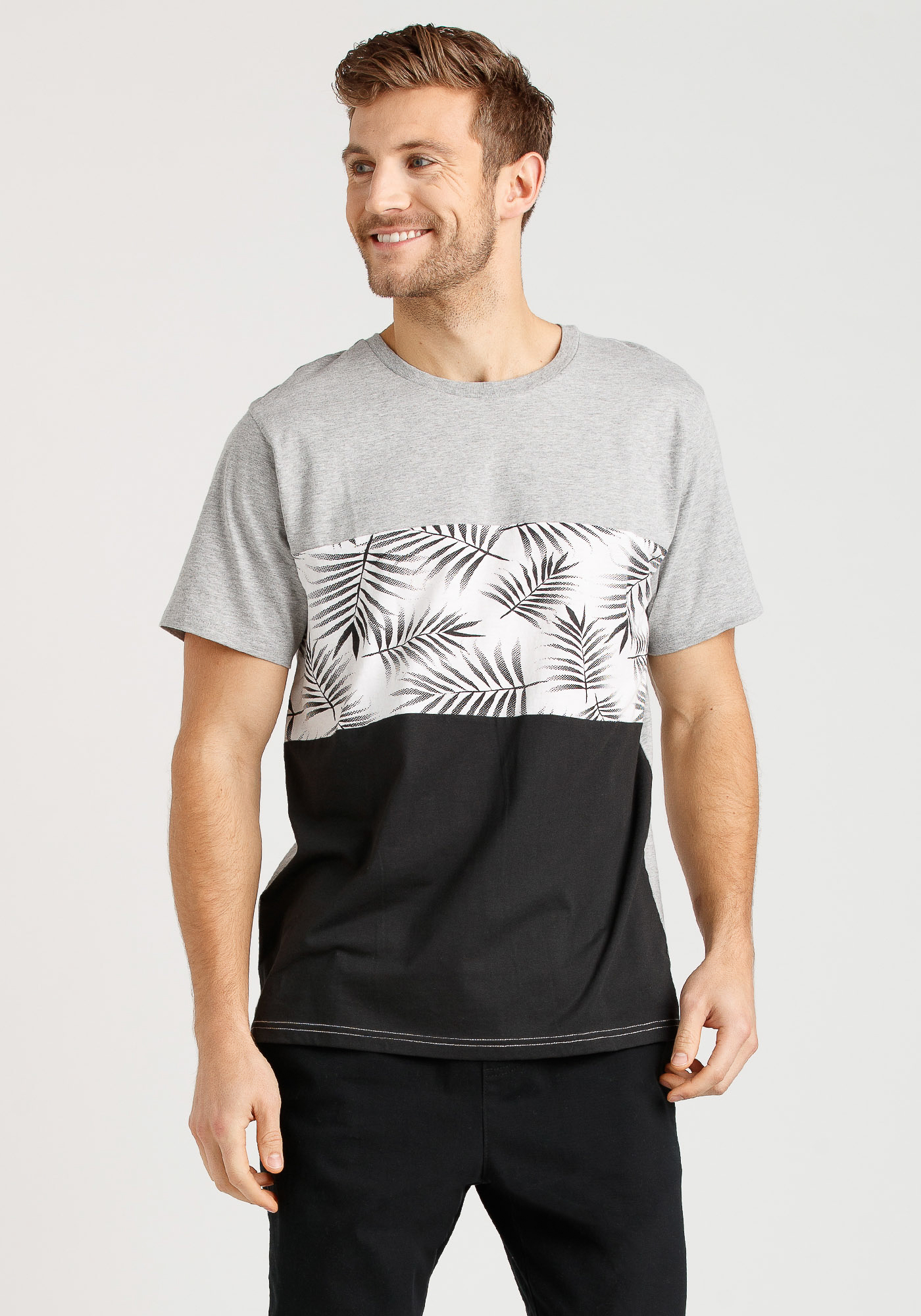 Men's Colour Block Tee Warehouse One
