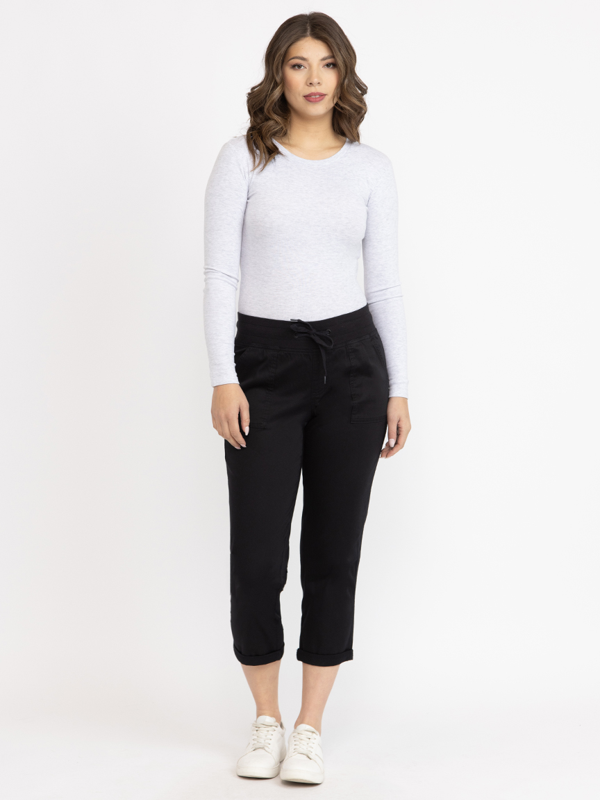 Women's Knit waist Pull-on Cuffed Weekender Pants Warehouse One
