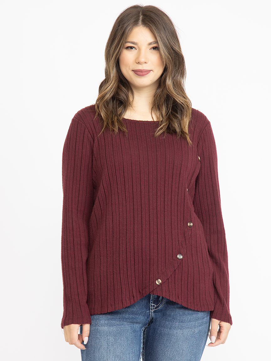 Women's Textured Rib Top Warehouse One