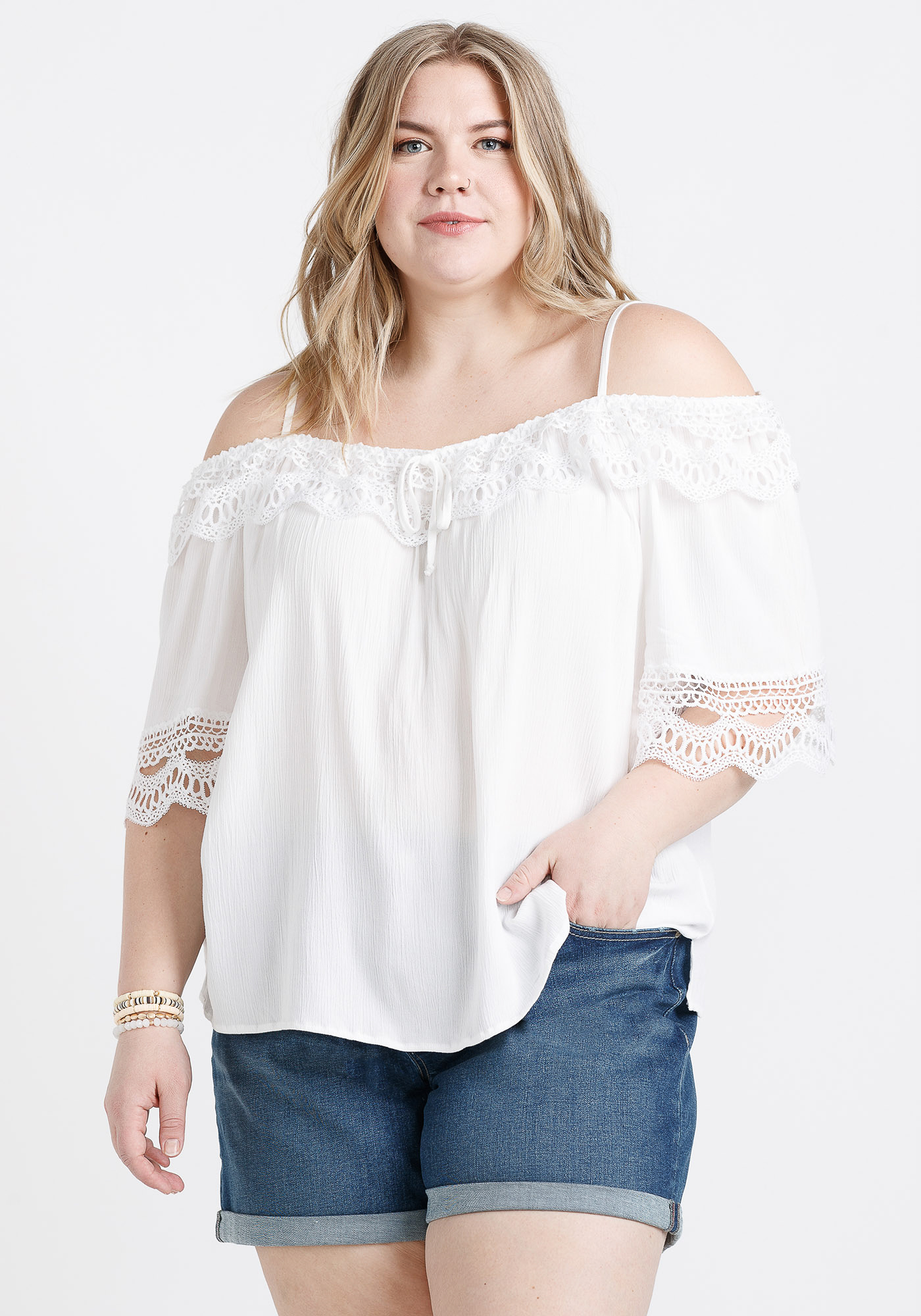 Women's Cold Shoulder Top Warehouse One