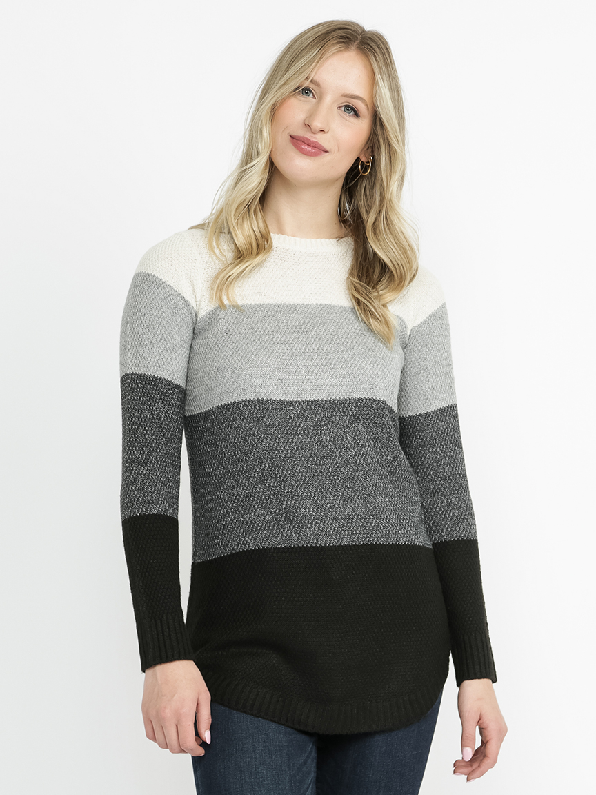 Women's Colour Block Sweater Warehouse One