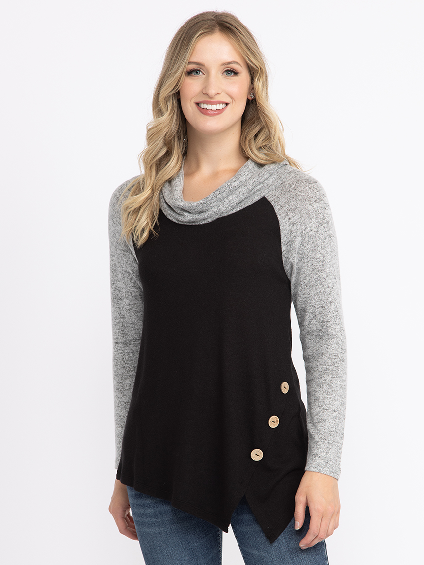 Women's Cowl Neck Tunic Warehouse One