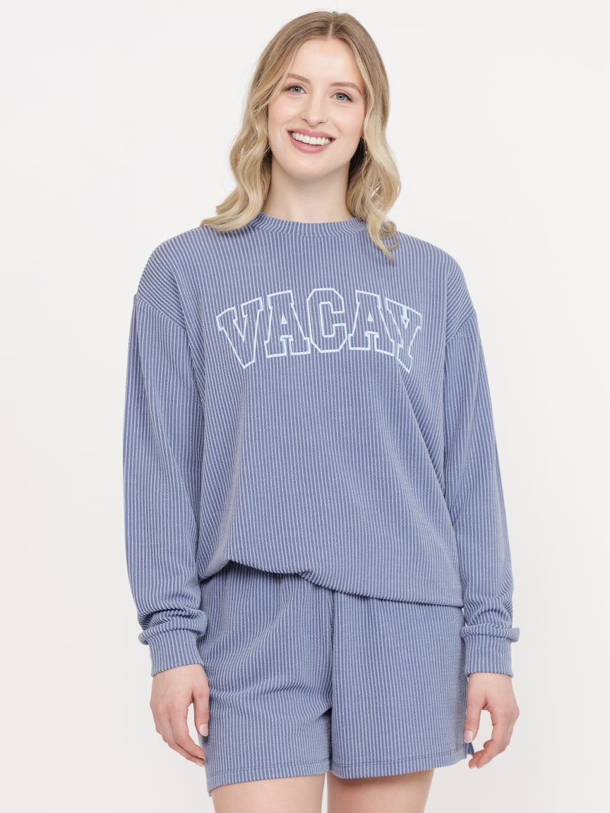 Women's Vacay Wavy Rib Top Warehouse One