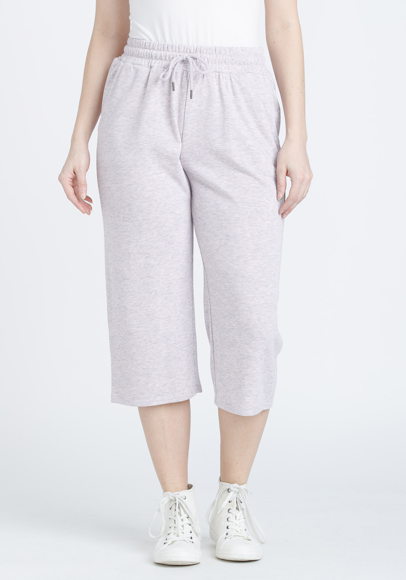 Women's Wide Leg Crop Sweatpant Warehouse One