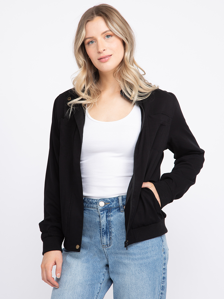 Women's Twill Bomber Warehouse One