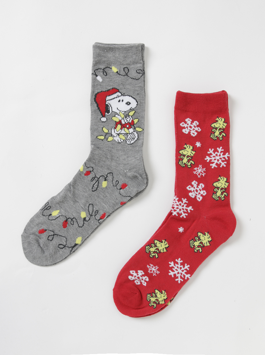 Men's Snoopy Christmas Sock Warehouse One