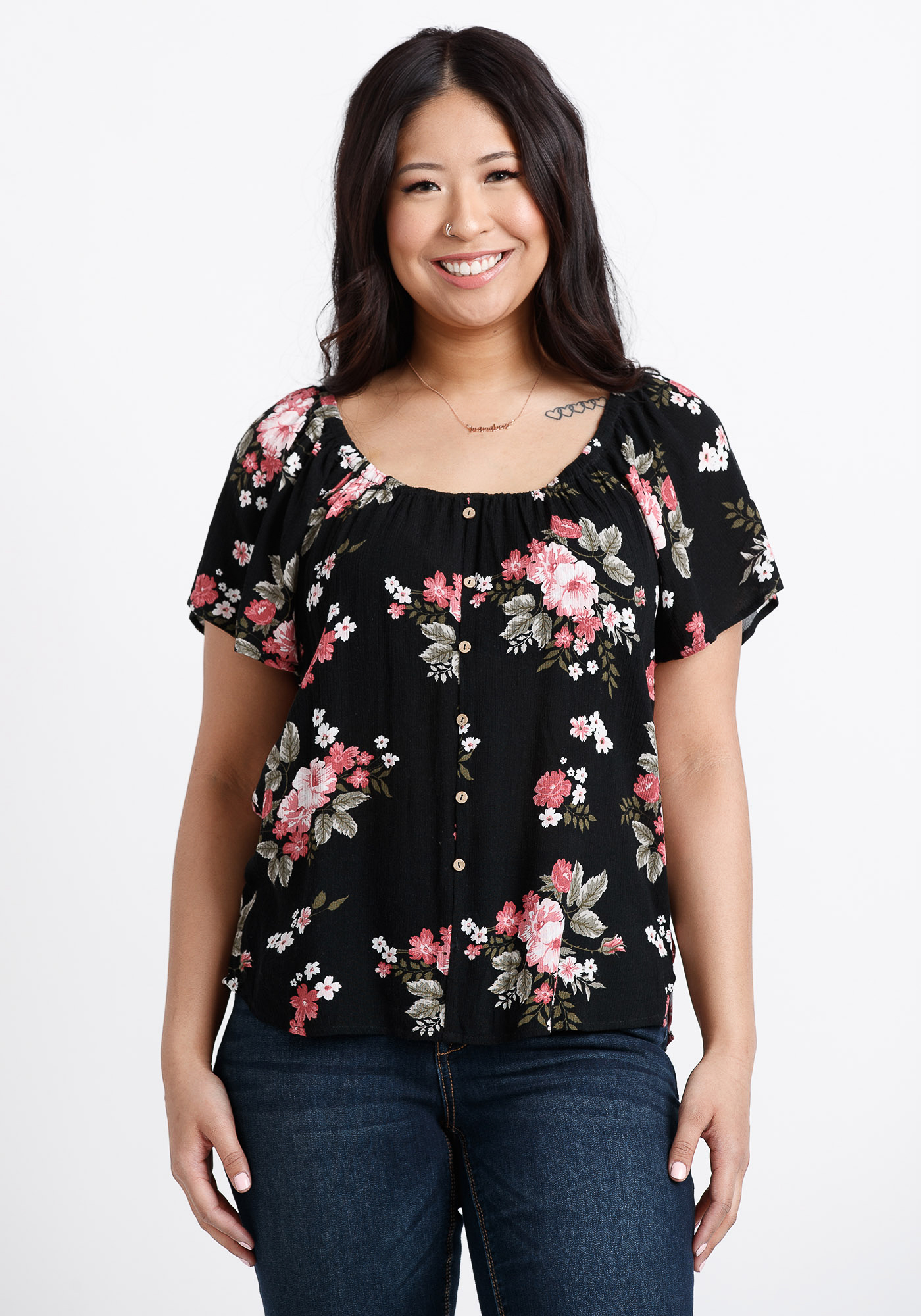 Women's Peasant Top Warehouse One