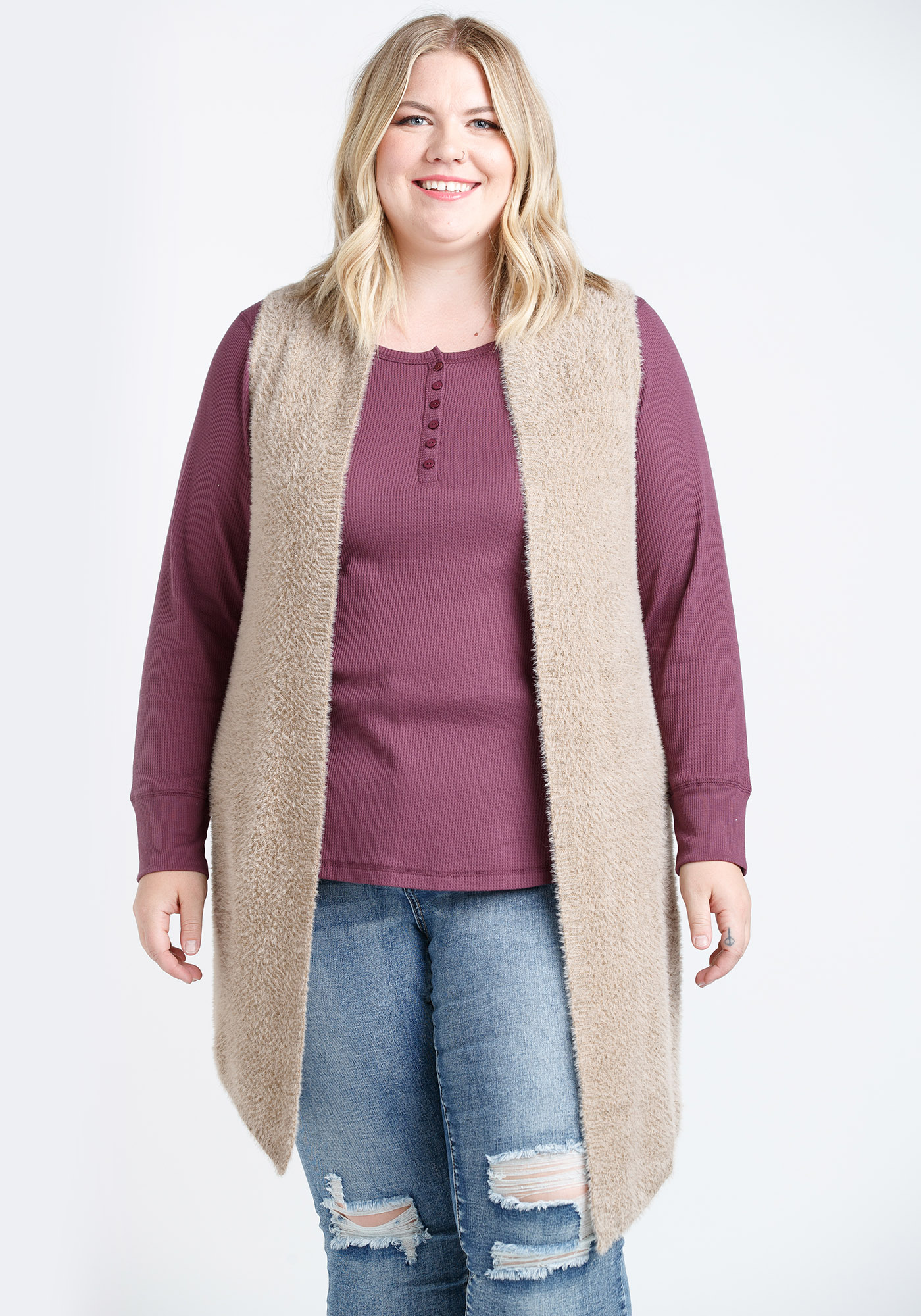 Women's Drape Vest Warehouse One