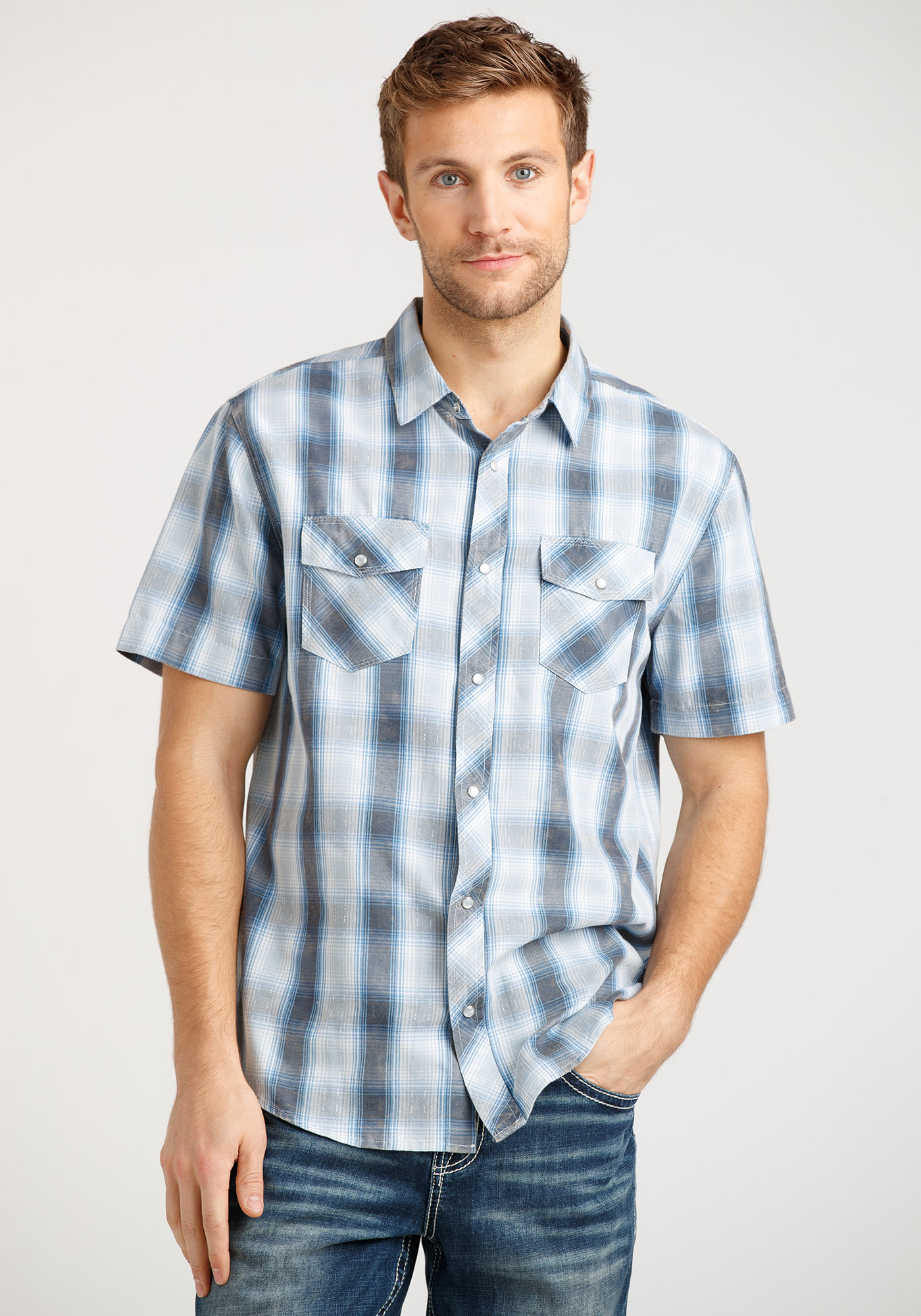 Men's Plaid Shirt Warehouse One