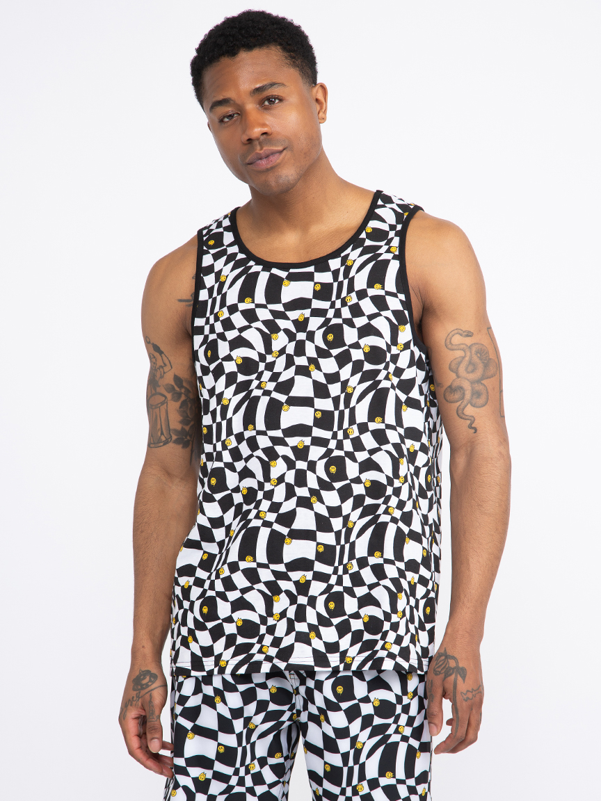 Men's Checkerboard Tank Warehouse One